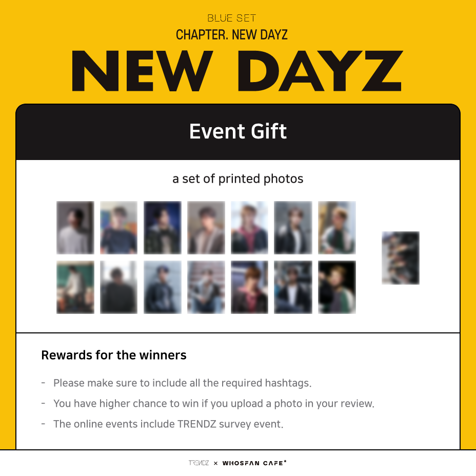 TRENDZ [BLUE SET CHAPTER. NEW DAYZ] Official Themed Cafe Event Guide ...
